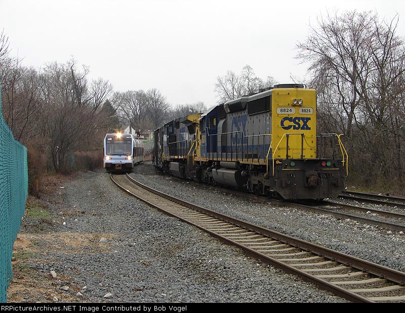 CSX 8824 and NJT 3502
